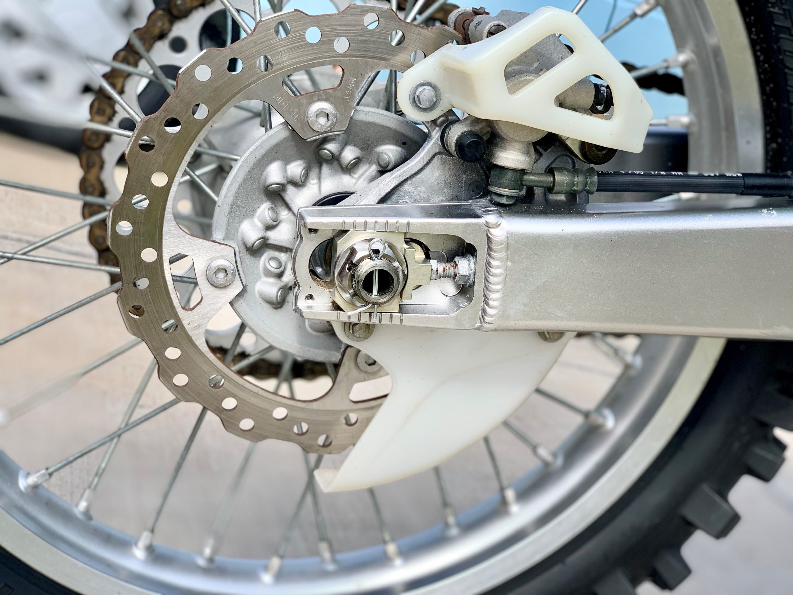 03+ KX125/250 Factory Axle blocks & Ti Nut – TrickENG